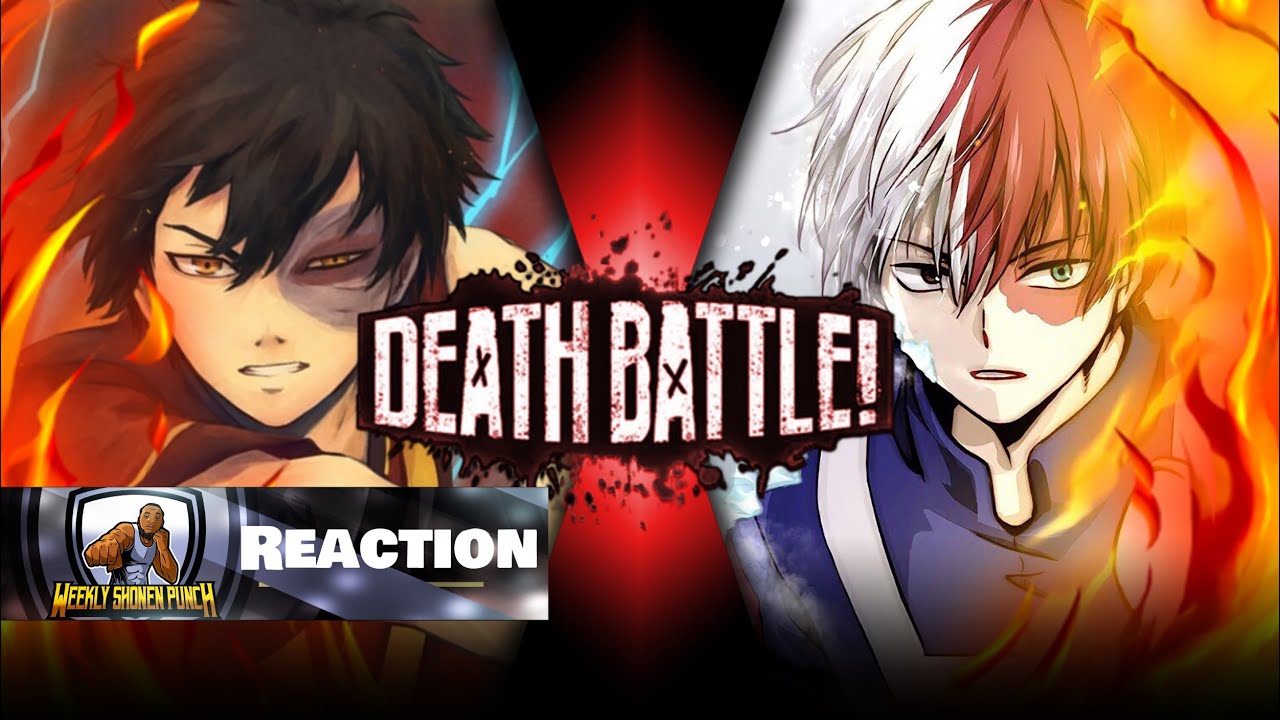 DEATH BATTLE! Zuko VS Todoroki ~Avatar VS My Hero Academia~ REACTION ...