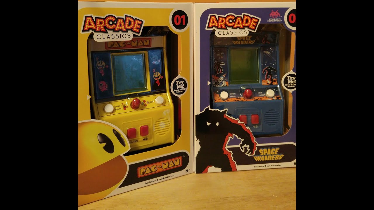Arcade Classics 01 Pac-Man and 02 Space Invaders - YouTube