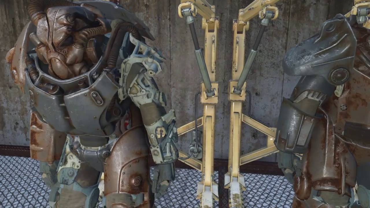 Fallout 4 Power armour collection - YouTube