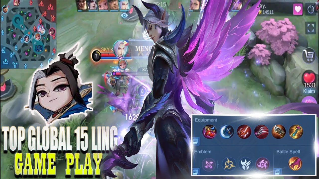 Top Global 15 Ling Game Play! ( Mobile Legends ) - YouTube