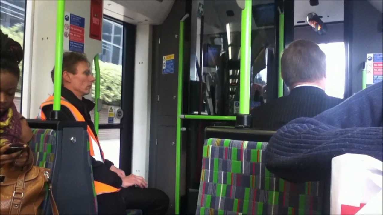New Tramlink Variobahn Tram on passenger test run from East Croydon to ...