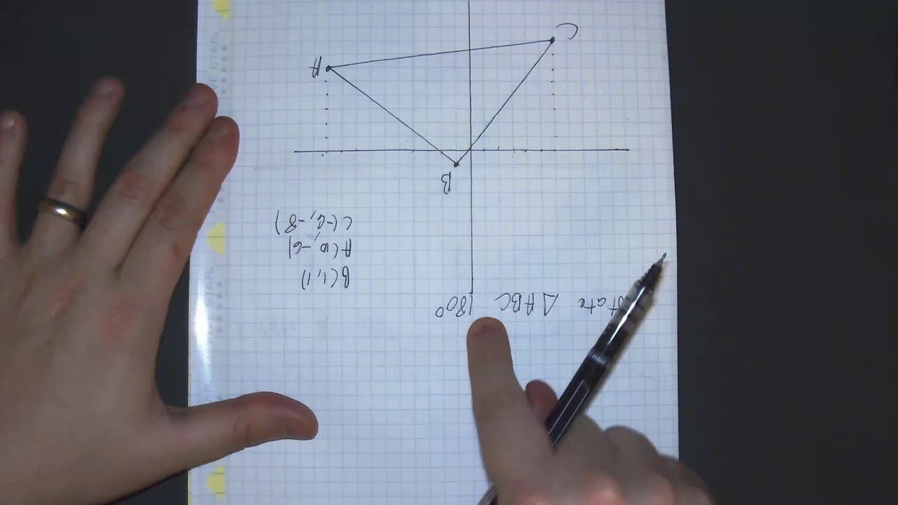 Rotate A Triangle 180 Degrees Visual YouTube Rotate A Triangle 180 Degrees Visual YouTube