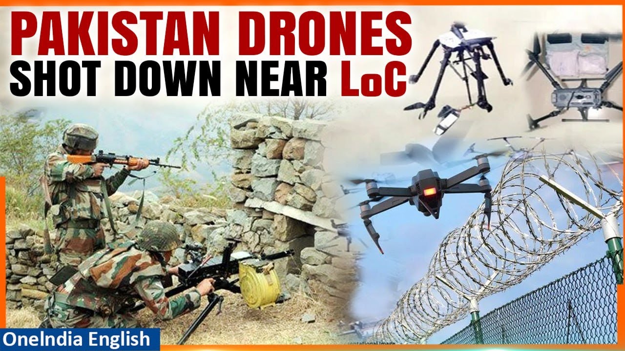 Indian Army opens fire at Pakistani drones found hovering near LoC in ...