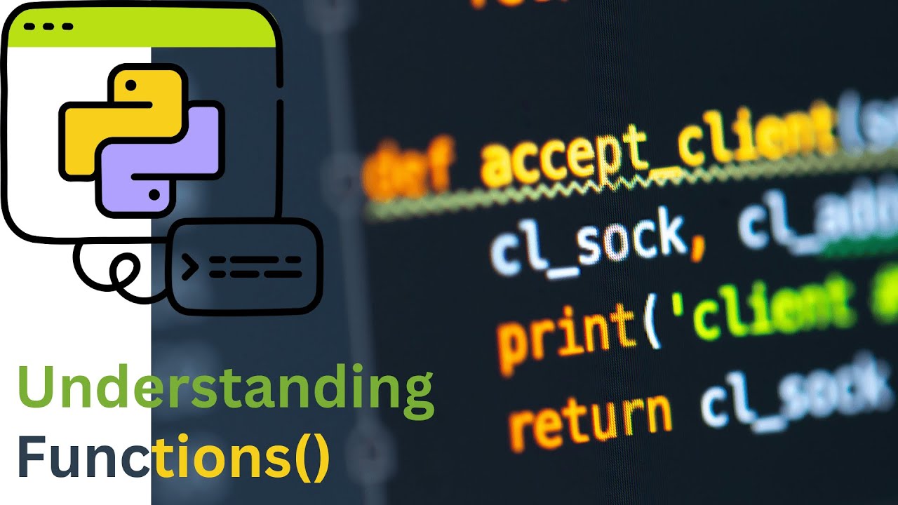 Lets talk about Functions in Python - YouTube