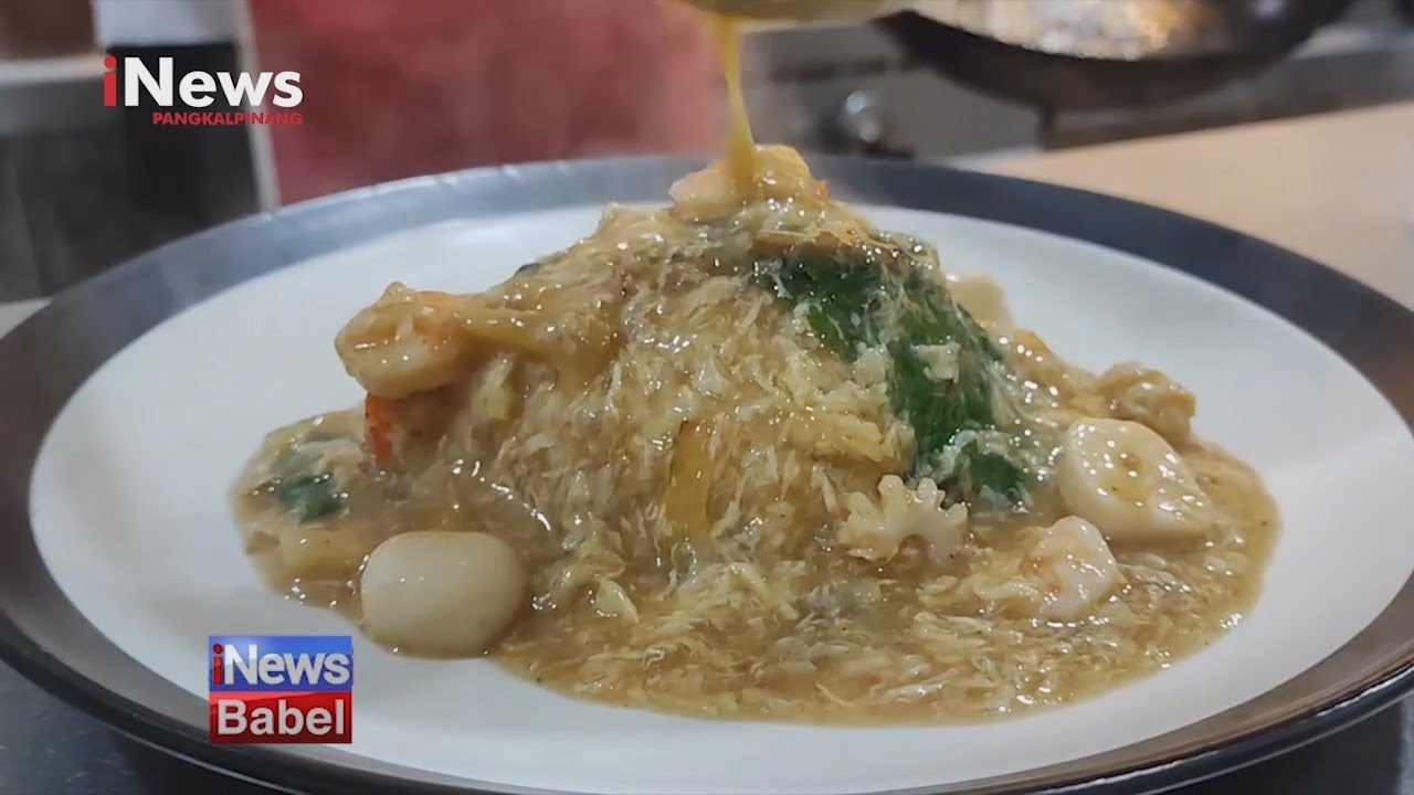 LEZATNYA NASI SIRAM SEAFOOD KOLABORE DI PANGKALPINANG - YouTube