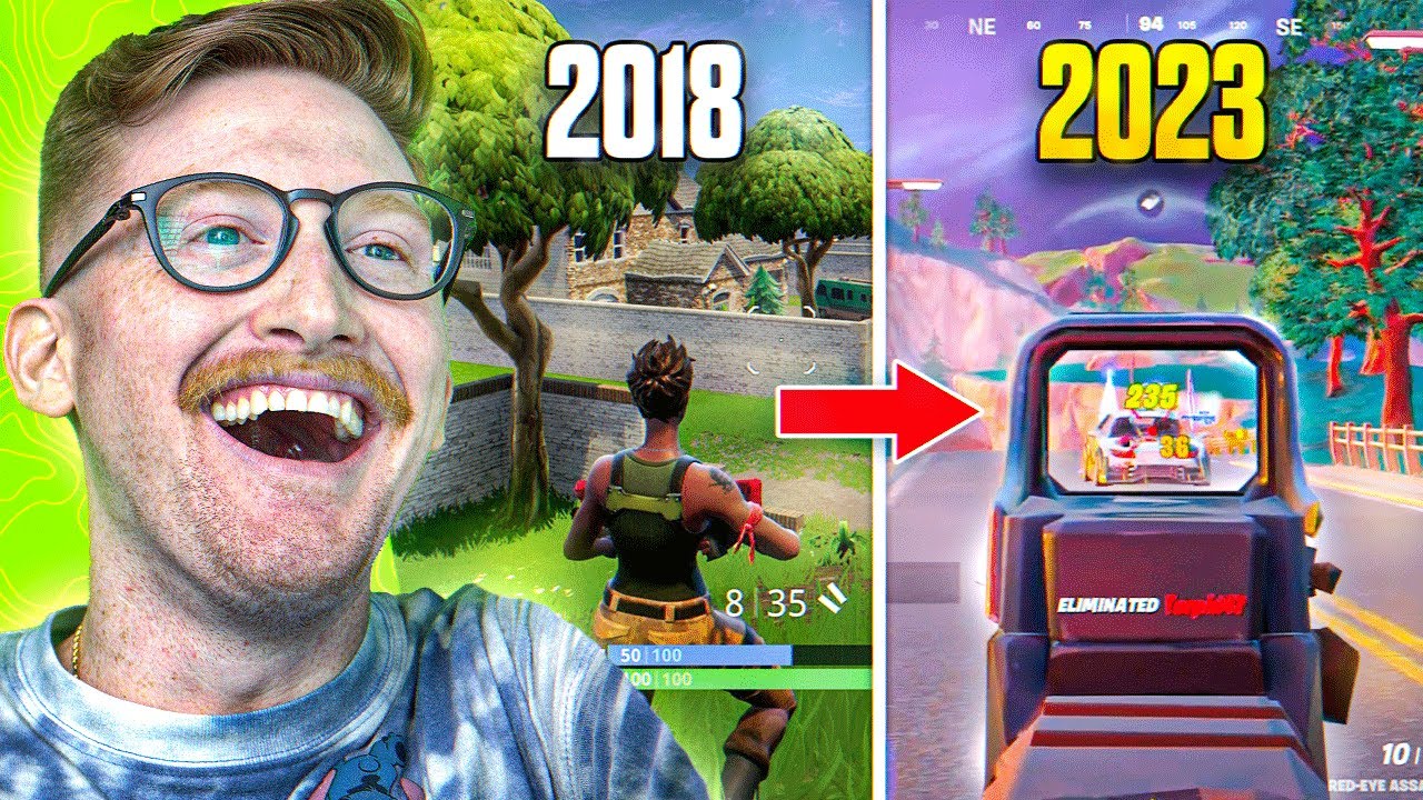 Playing FORTNITE for the FIRST TIME in 5 YEARS!! - YouTube