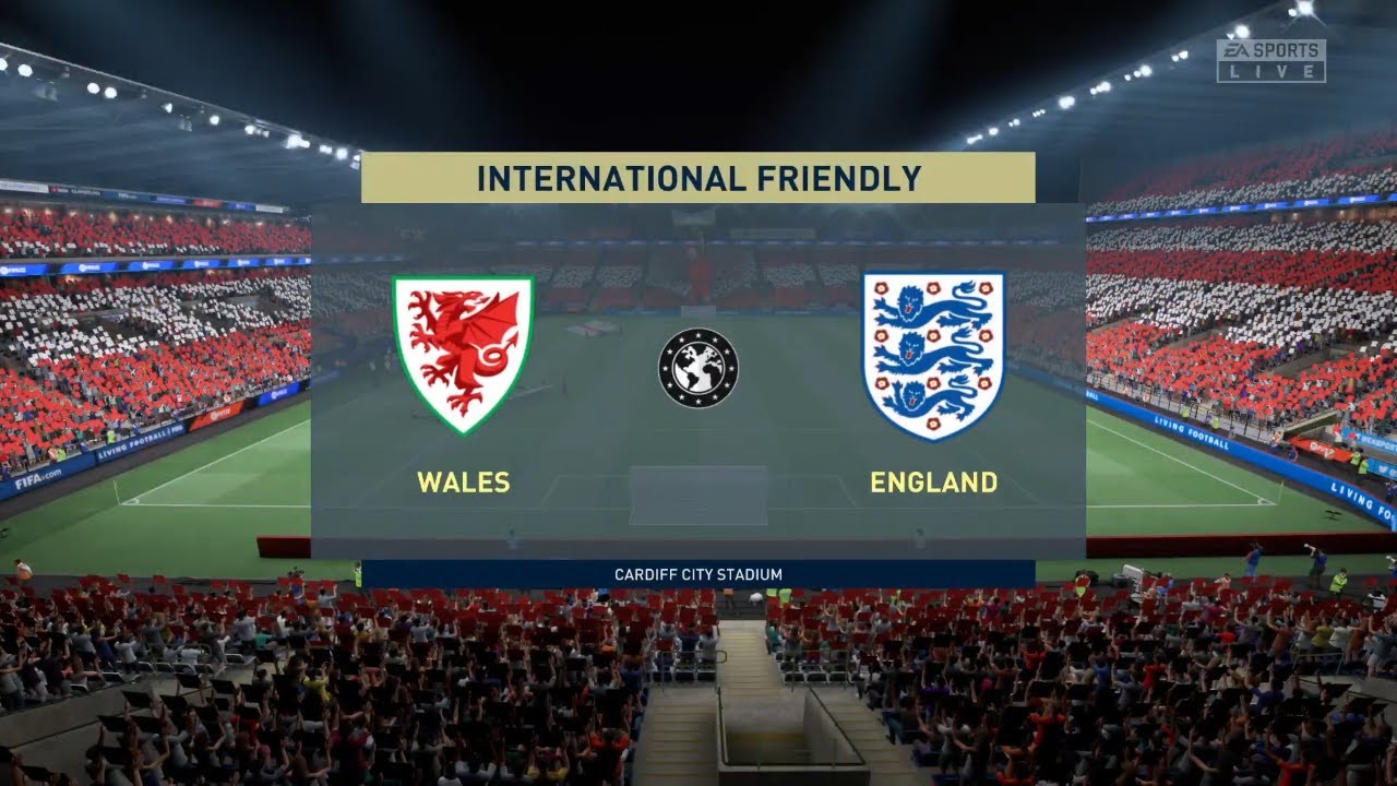 FIFA 22 Full Match - Wales vs England - Simulation - YouTube