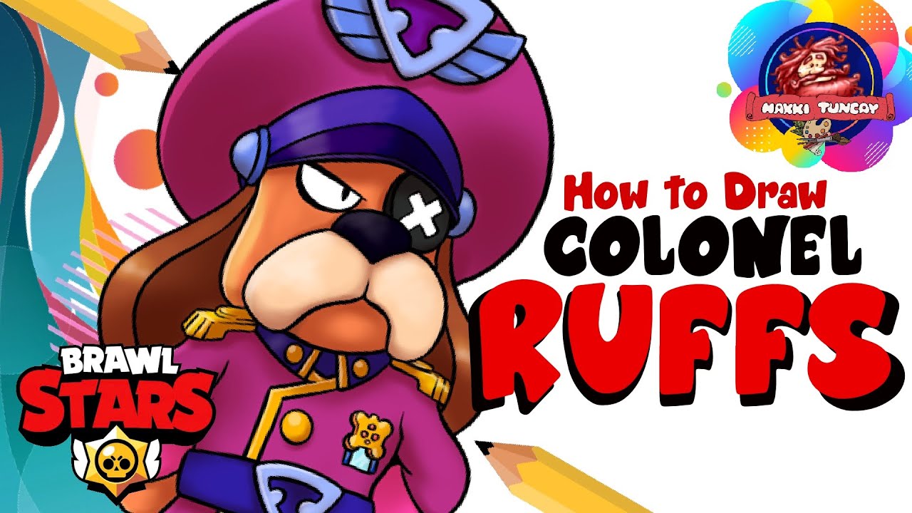 How to Draw COLONEL RUFFS? Brawl Stars Drawing | Albay RUFFS Oyun ...