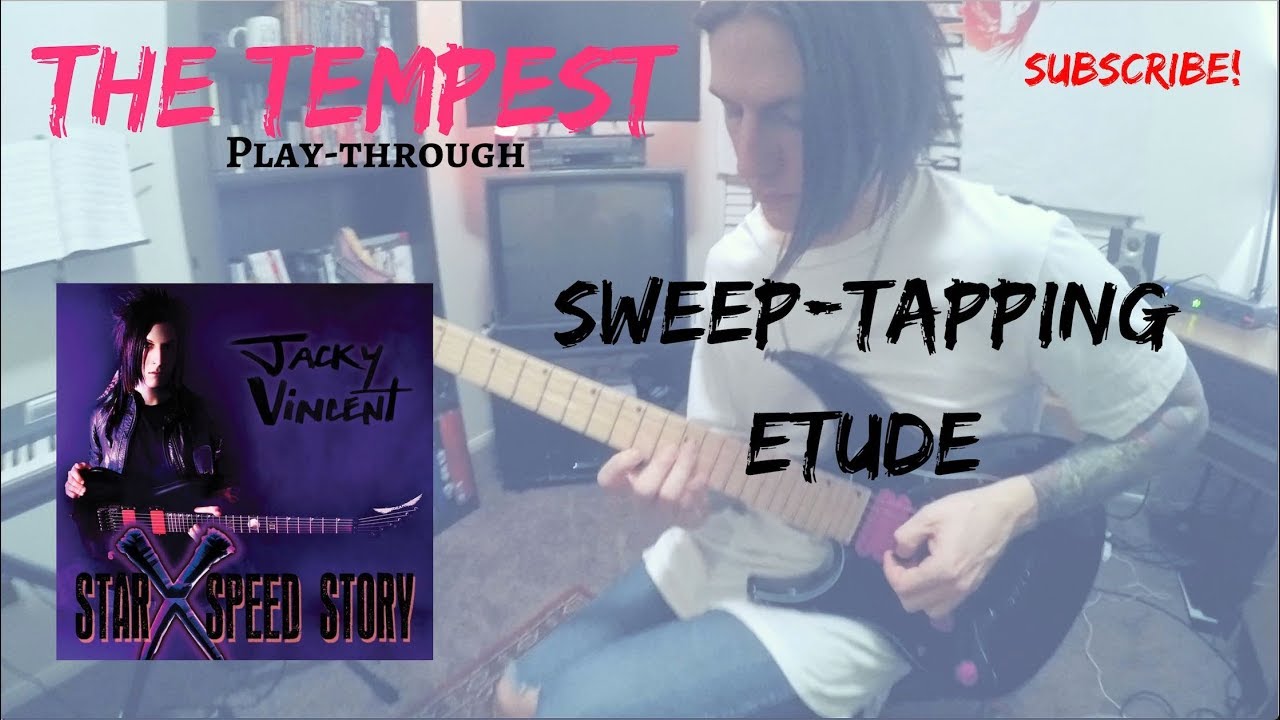 The Tempest // Jacky Vincent (Sweep-Tapping Etude)//Play-Through - YouTube