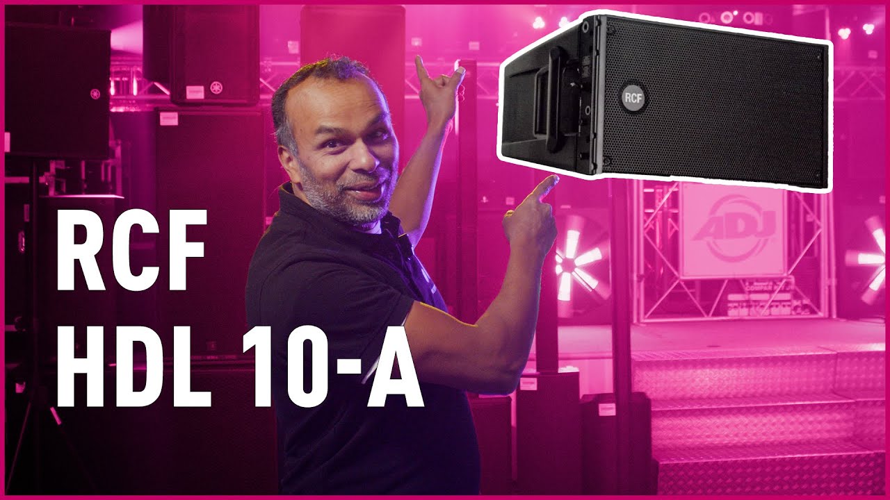 RCF HDL 10-A Actieve Line Array Speaker Review | Bax Music - YouTube