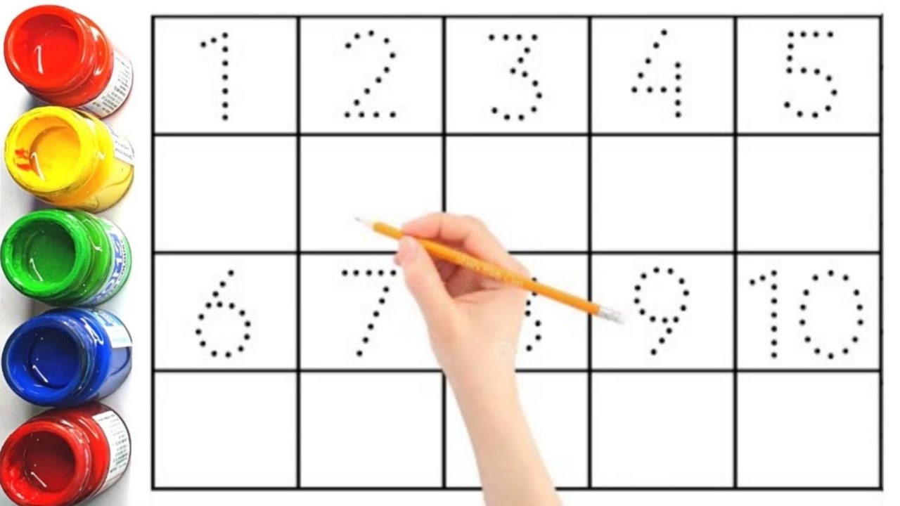 123, 1 to 100 counting, 123 drawing colors, 123 song, numbers name 1 to ...