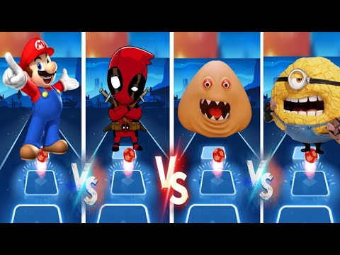 The Super Mario Vs Deadpool Vs Pou horror Vs Despicable-Me 4 in Tiles ...