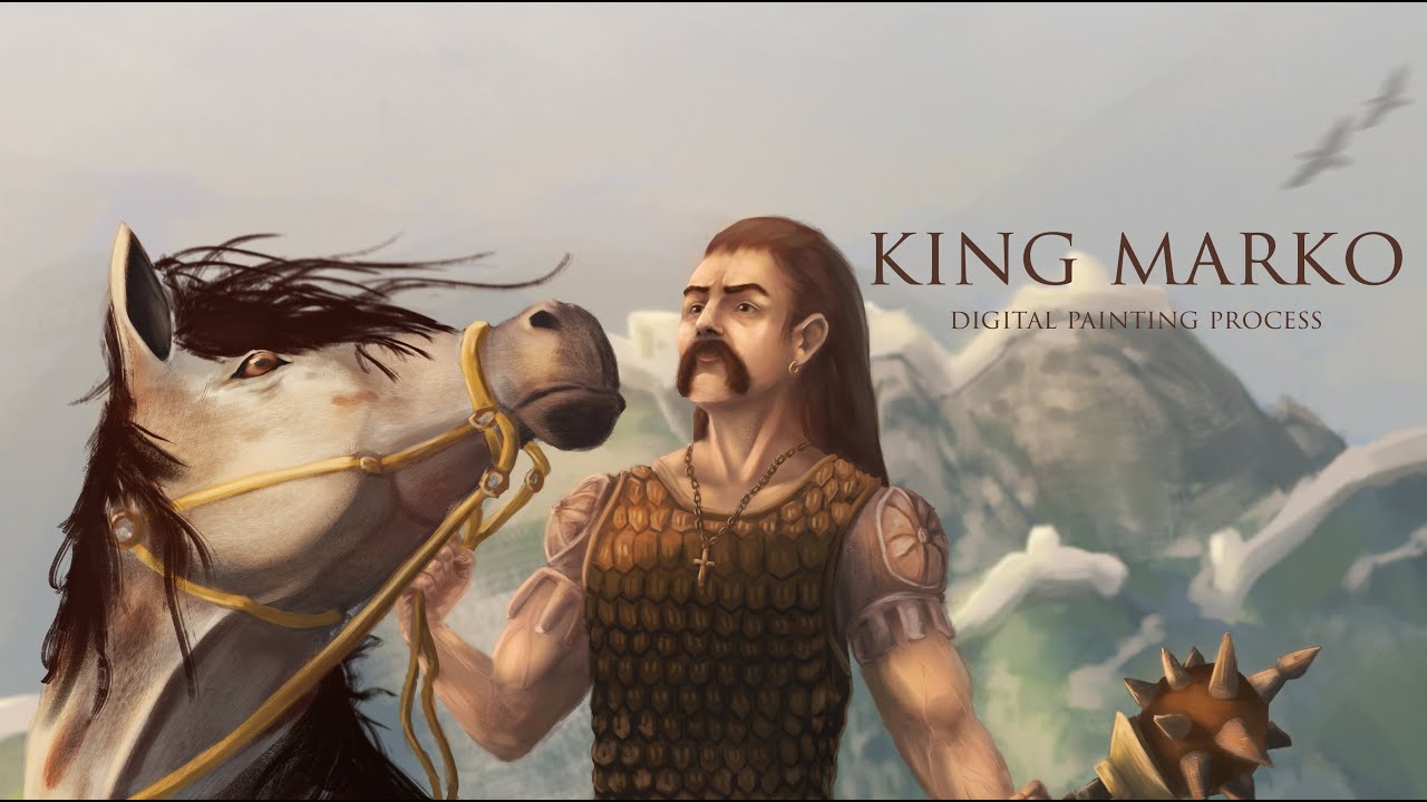 King Marko/Крал Марко | Digital Painting Process - YouTube