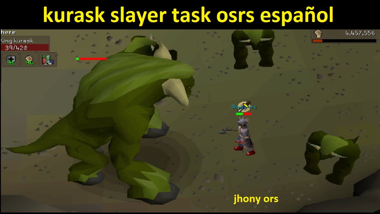 osrs kurask slayer task español - YouTube