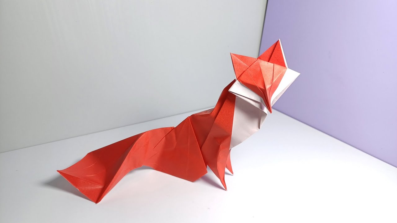 How To Make an Origami Fox | Easy Origami Tutorial - YouTube