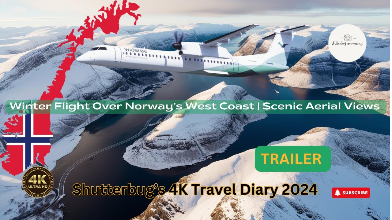 Trailer I Winter Flight Over Norway’s Frozen Fjords | 4K Scenic Aerial Views | Shutterbug in ...