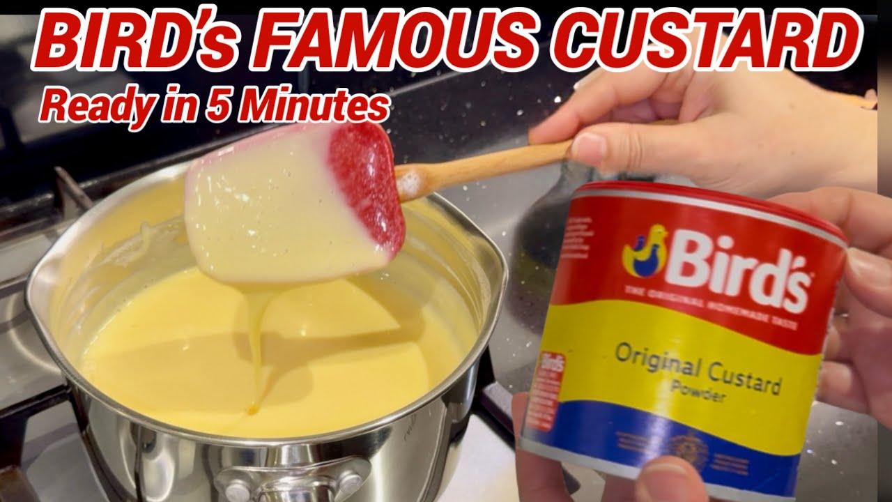 How to Make Easy 5 Minutes World’s Famous Bird’s Custard // Super Quick ...