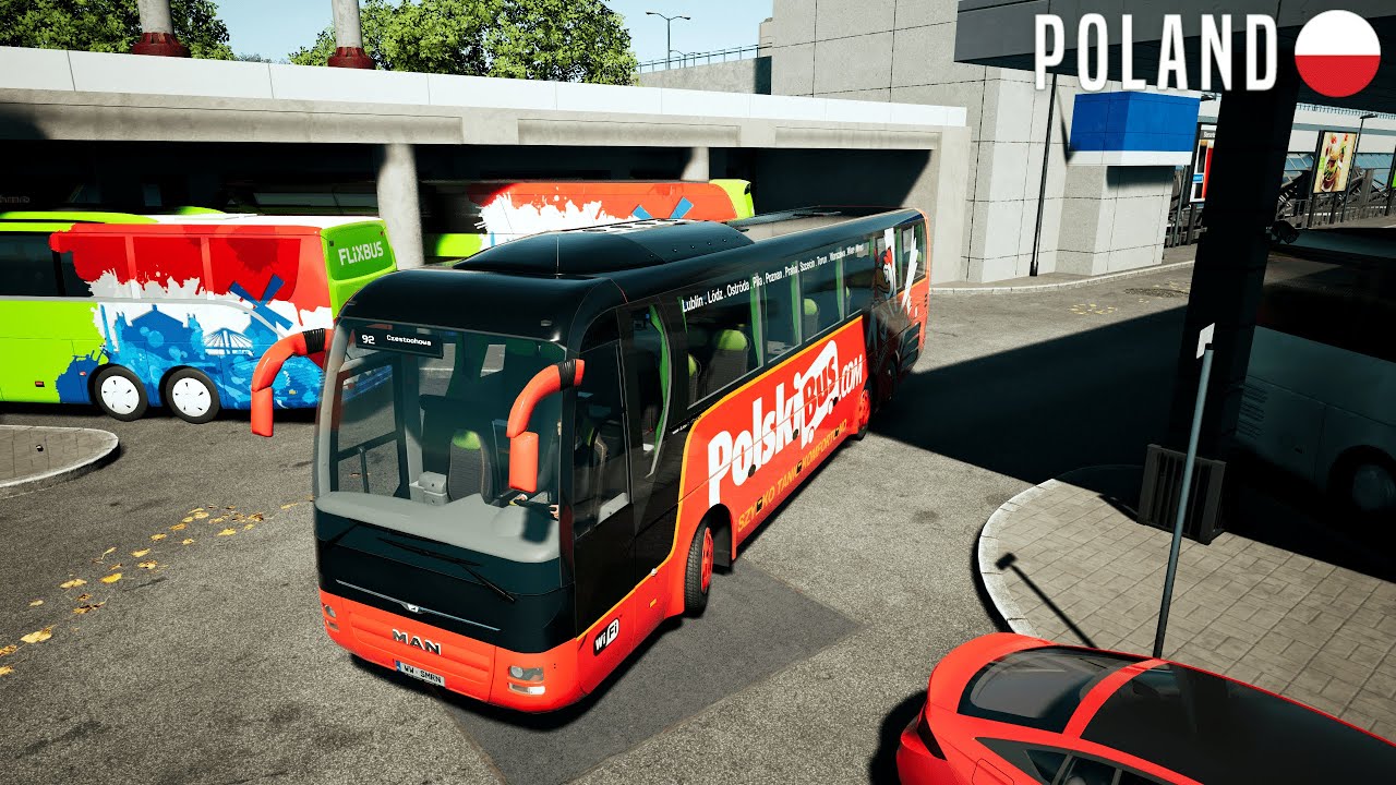 Fernbus Simulator | DLC POLAND | MAN Lion's Coach | GAMEPLAY ! - YouTube