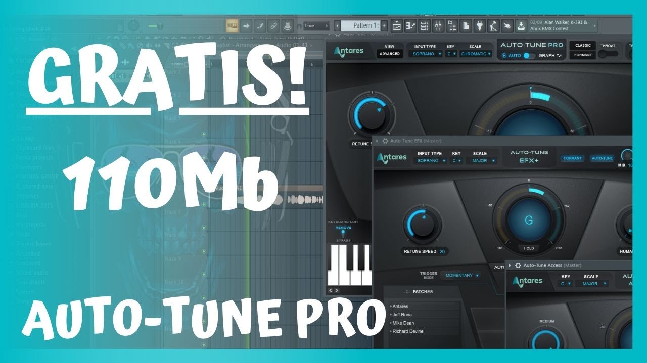 AUTOTUNE ANTARES V. 9 PRO - VST (SONIDO PIRATA) - YouTube