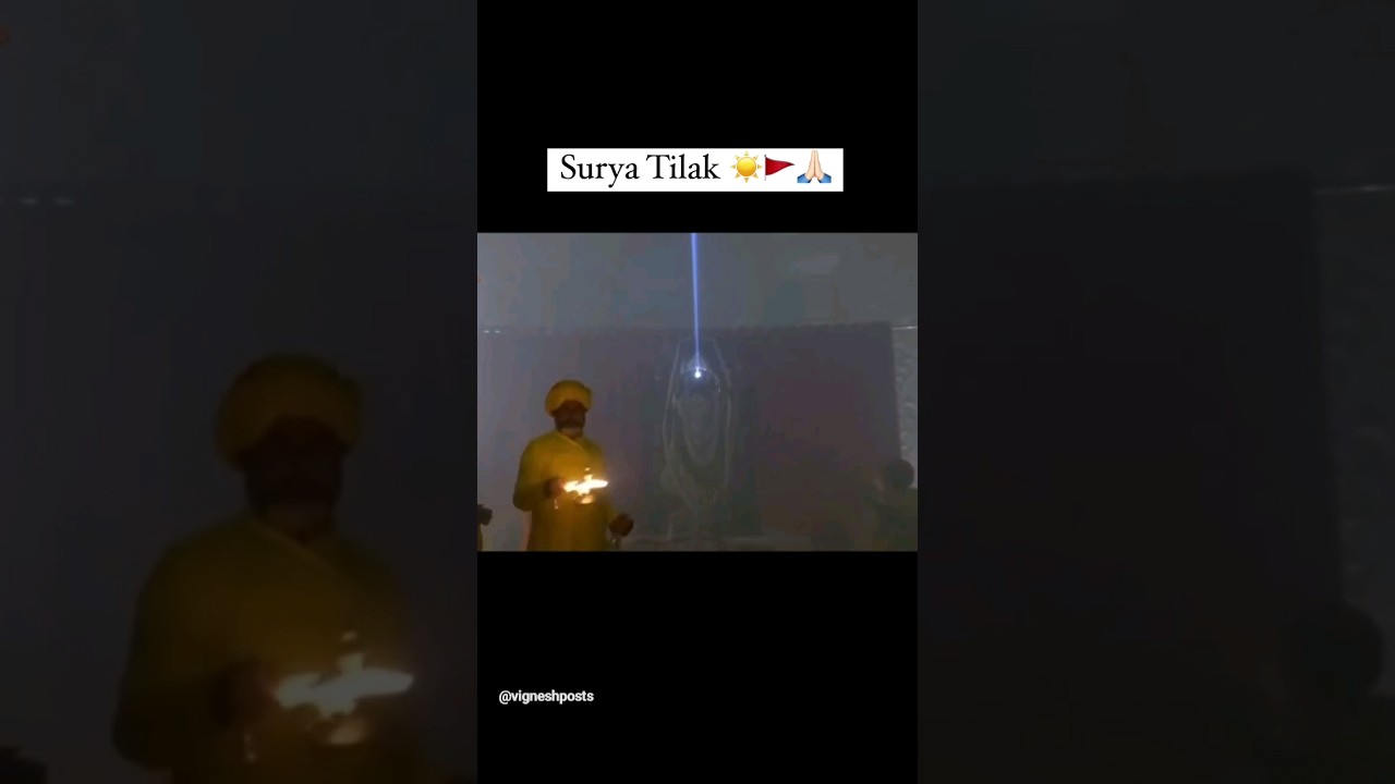 Surya Tilak jai sree ram 🙏 || Ayodhya ram mandir 2024 sree rama navami ...