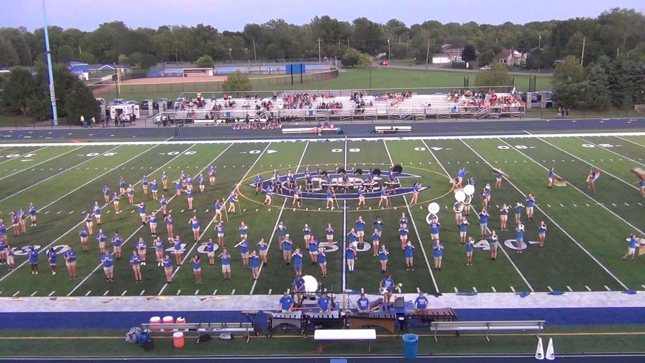 2019 CARLSON MARCHING MARAUDERS 1ST HOME GAME - YouTube