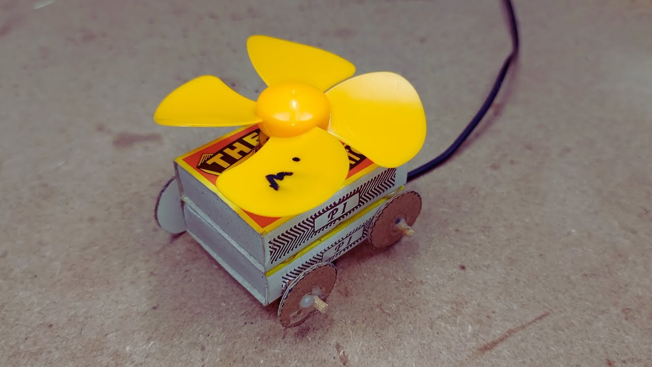 Science Creative Working Model with dc motor | unique craft project ...