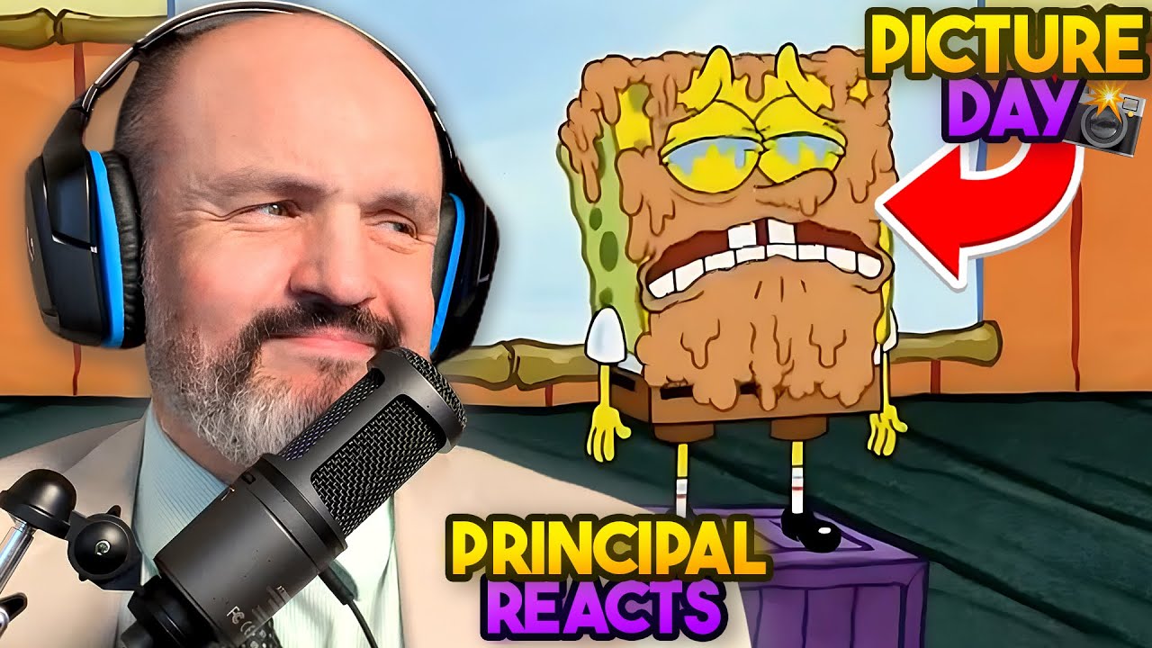 High School Principal Reacts - SpongeBob SquarePants S5E25 - "Picture ...