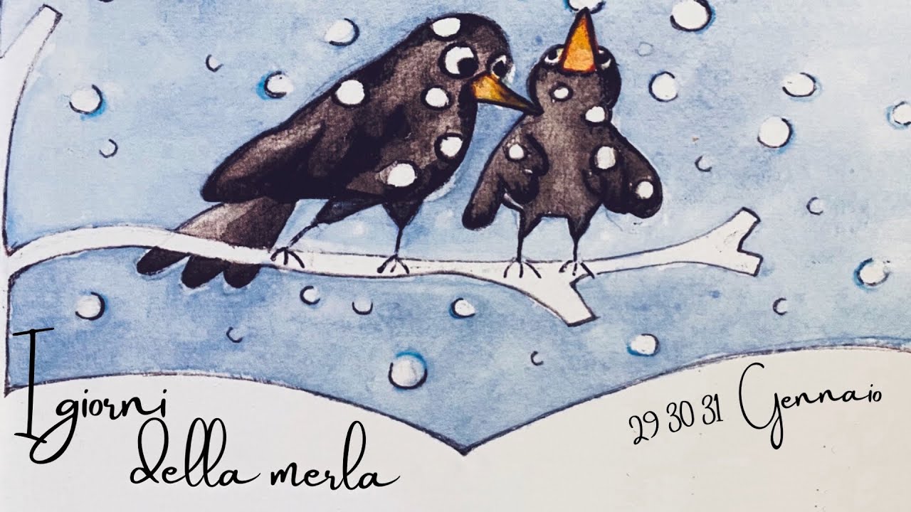 I GIORNI DELLA MERLA - Lettura animata - YouTube