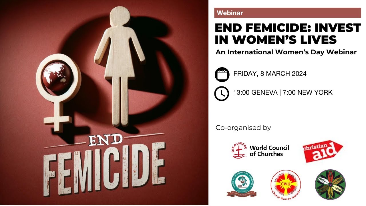 #WCC Webinar - End Femicide: Invest in Women’s Lives - YouTube