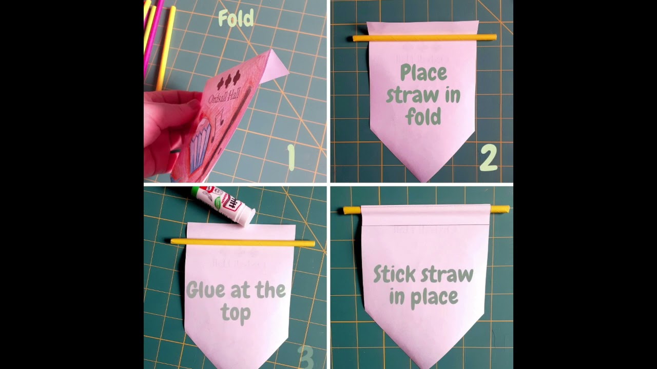 Make Your Own Tudor Pennon with Ordsall Hall - YouTube