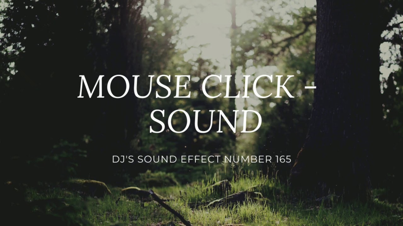 MOUSE CLICK SOUND EFFECT YOUTUBER'S/VLOGGER'S USED | NON-COPYRIGHT ...