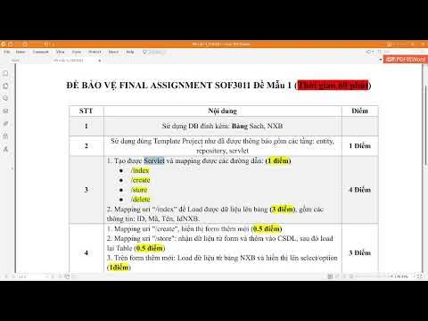 CHỮA ĐỀ THI THỬ JAVA 4 FPOLY CÓ PHÂN TRANG - YouTube
