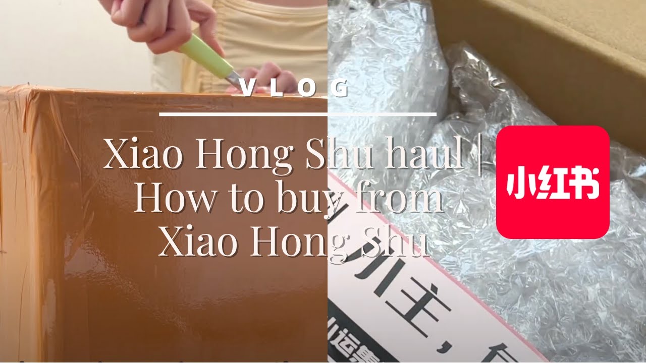 My xiao hong shu parcel is here! Xiao hong shu unboxing | 新加坡买小红书|小红书开箱 ...