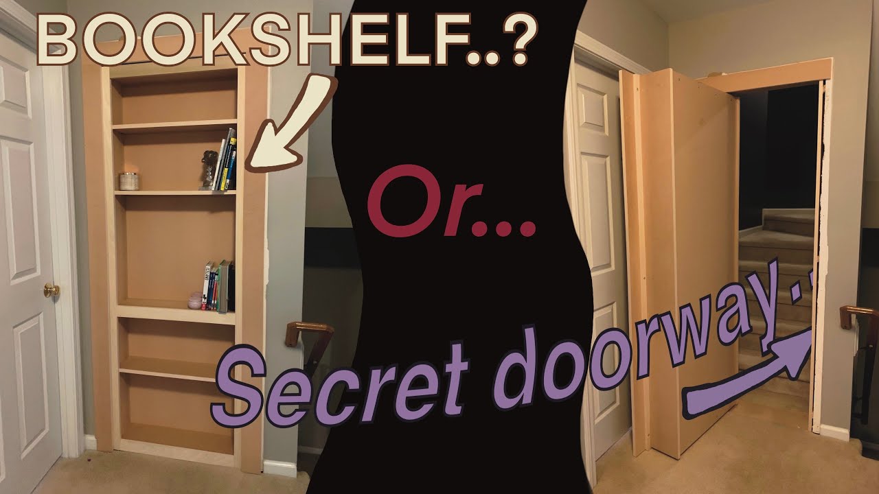 Installing a hidden bookcase Door from Murphydoor.com - YouTube