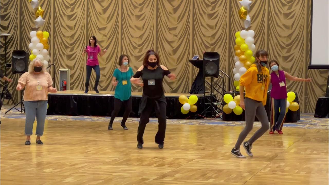 Jo Thompson-Szymanski teaching her line dance Do My Thing at Vegas Dance Explosion, 2021 - YouTube