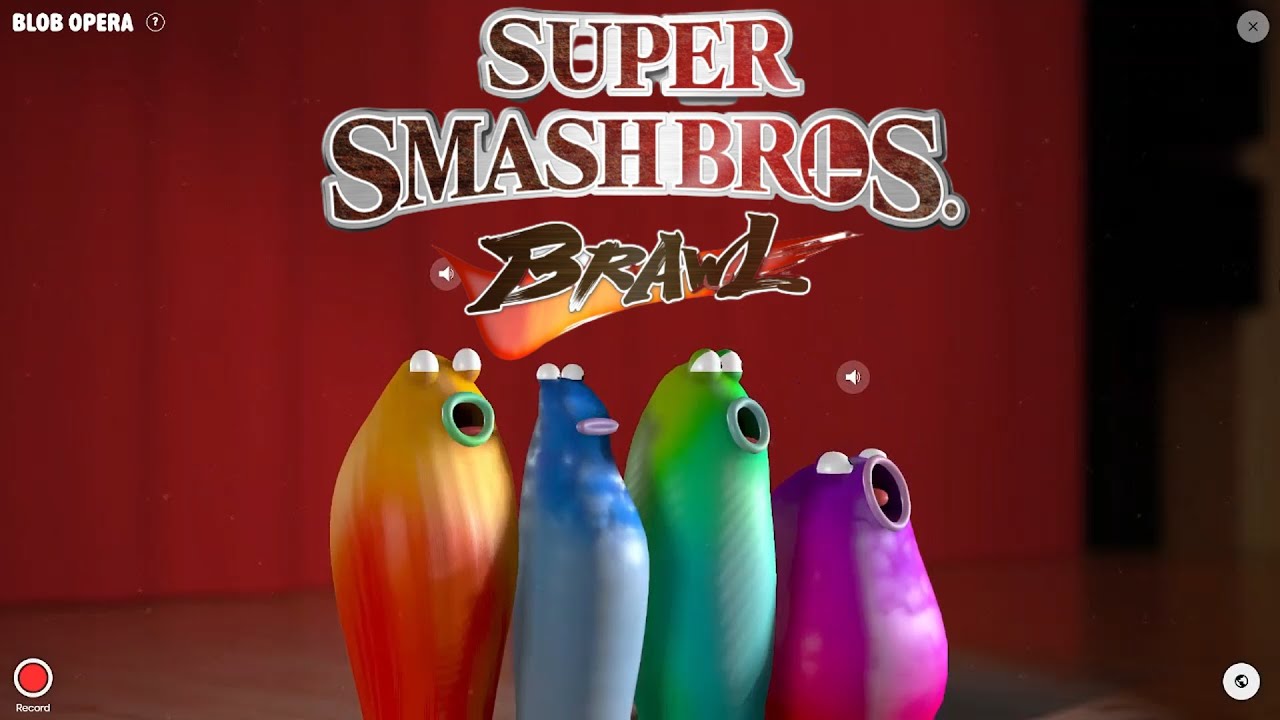 Blob Opera Sings the Super Smash Bros Brawl Main Theme. - YouTube