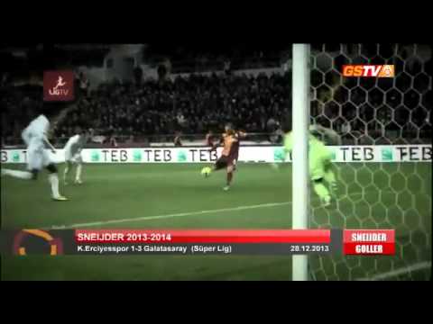 Wesley Sneijder'in Galatasaray'daki Tüm Golleri