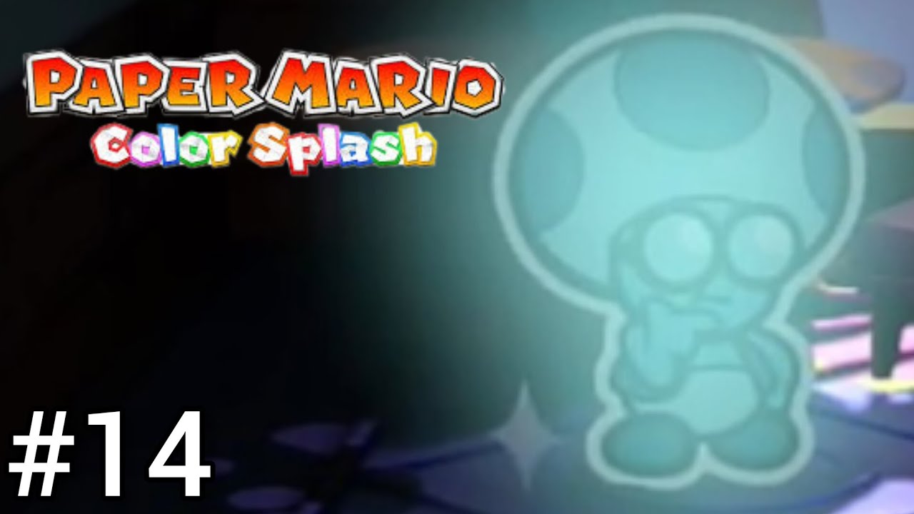 Ghosts in the dark bloo inn-paper mario color splash gameplay part 14 ...