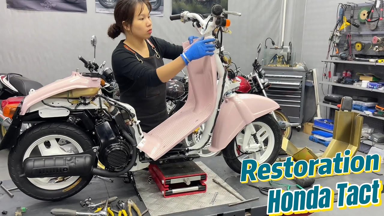 1981 Honda TACT | Restoration You Won't Believe the Transformation | Part 2 - YouTube