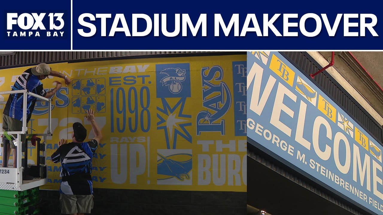 Rays move into Steinbrenner Field - YouTube