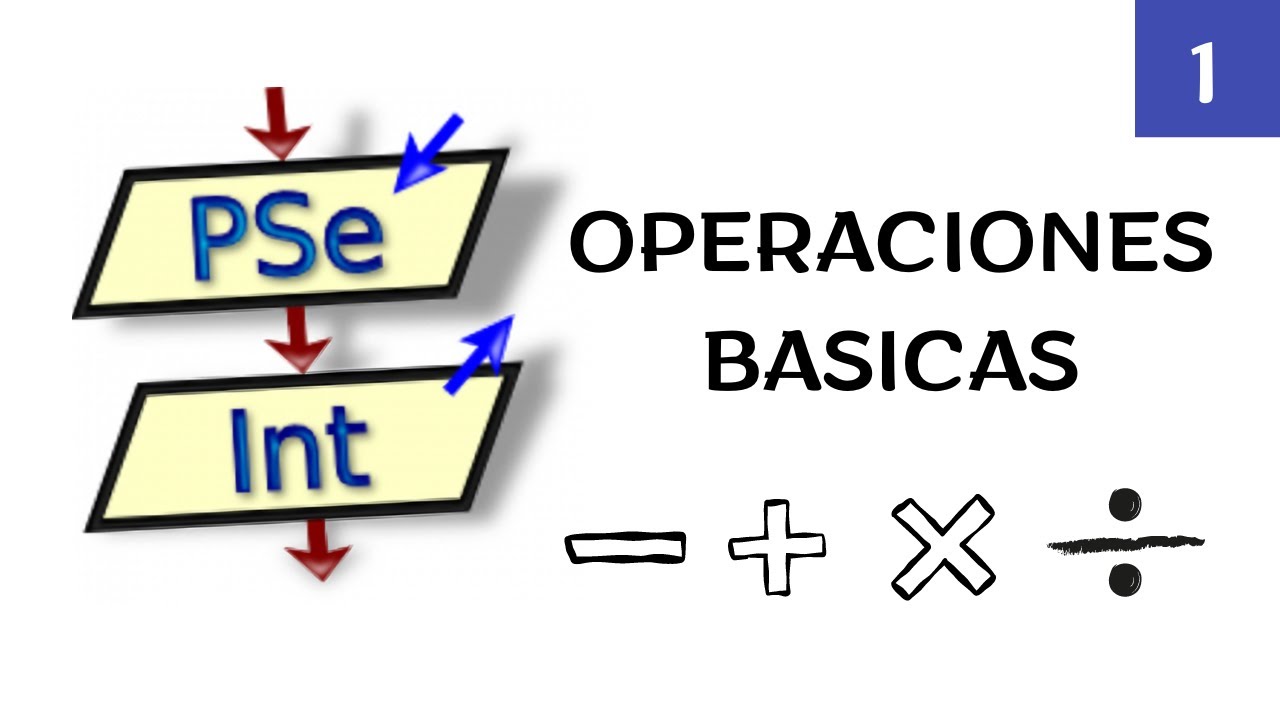 Operaciones Basicas en Pseint - Comenzando a programar - YouTube