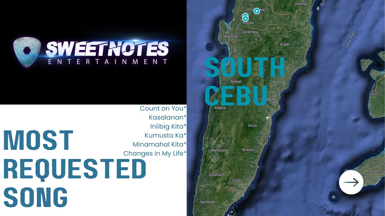 Sweetnotes most requested song ft. south Cebu (Aloguinsan - Samboan ...