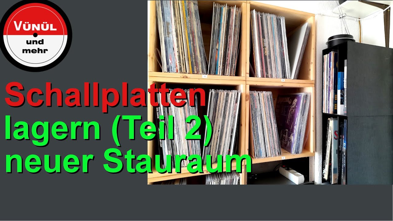 Schallplatten lagern (Teil 2) neuer Stauraum - YouTube