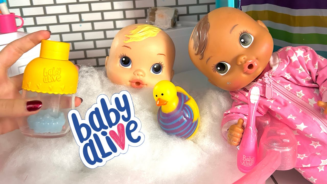 Baby Alive newborn girls Night Routine 🌙 - YouTube