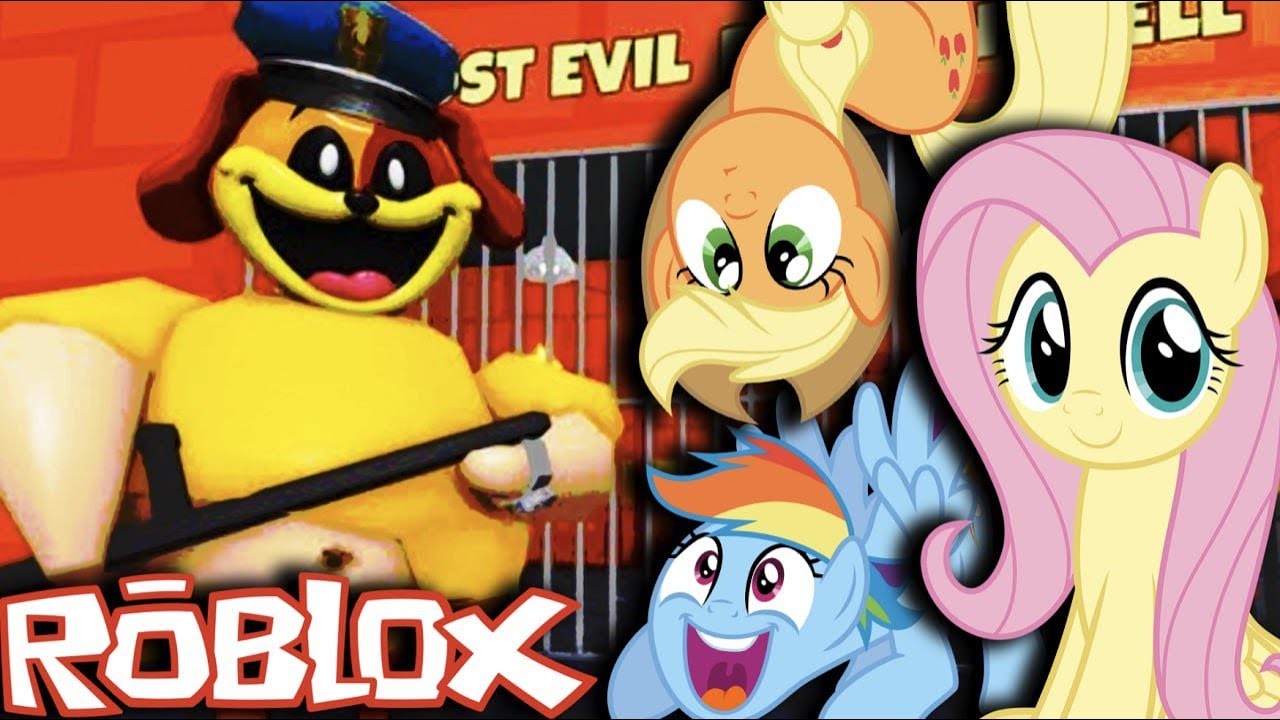 My Little Pony Play DOGGY BARRY'S PRISON in Roblox - YouTube