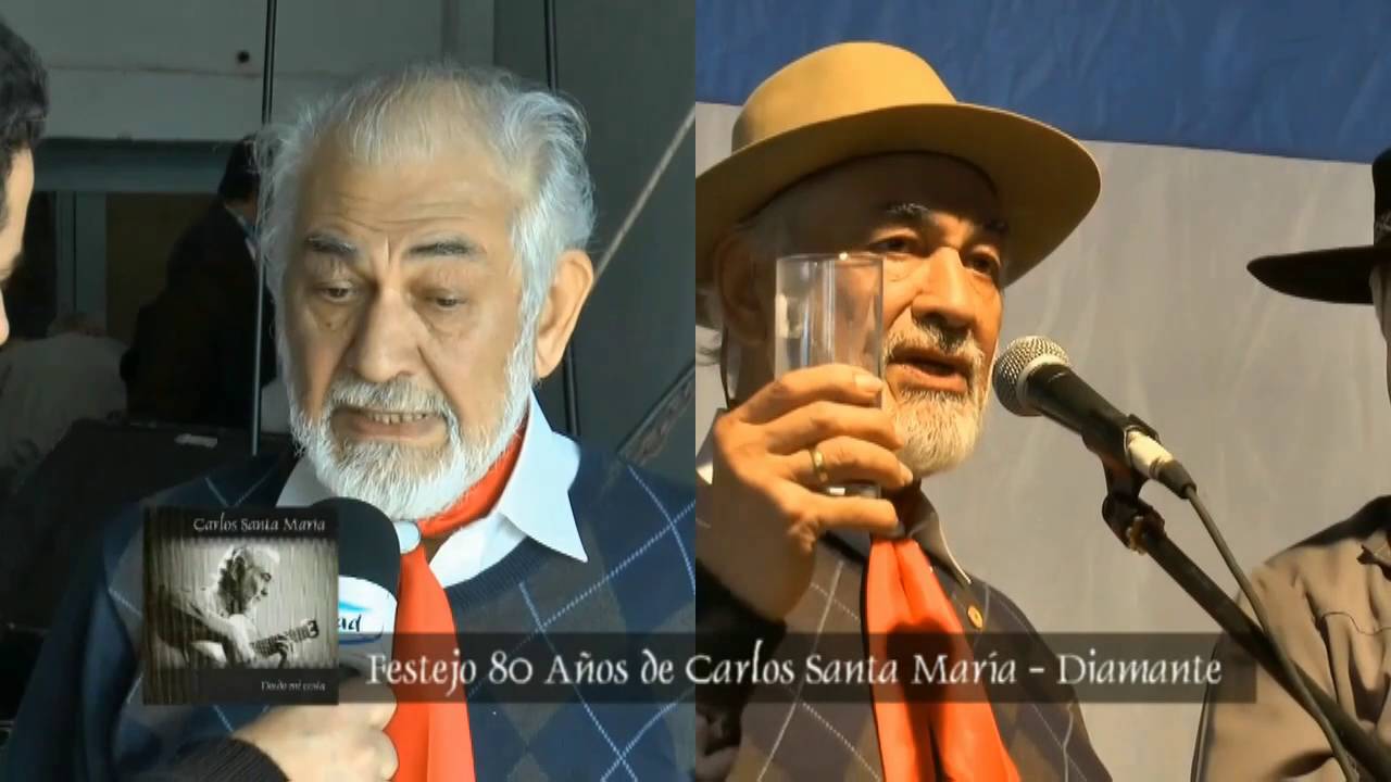 80 Años de CARLOS SANTA MARÍA - Nota y Actuación - 2da. Parte - YouTube