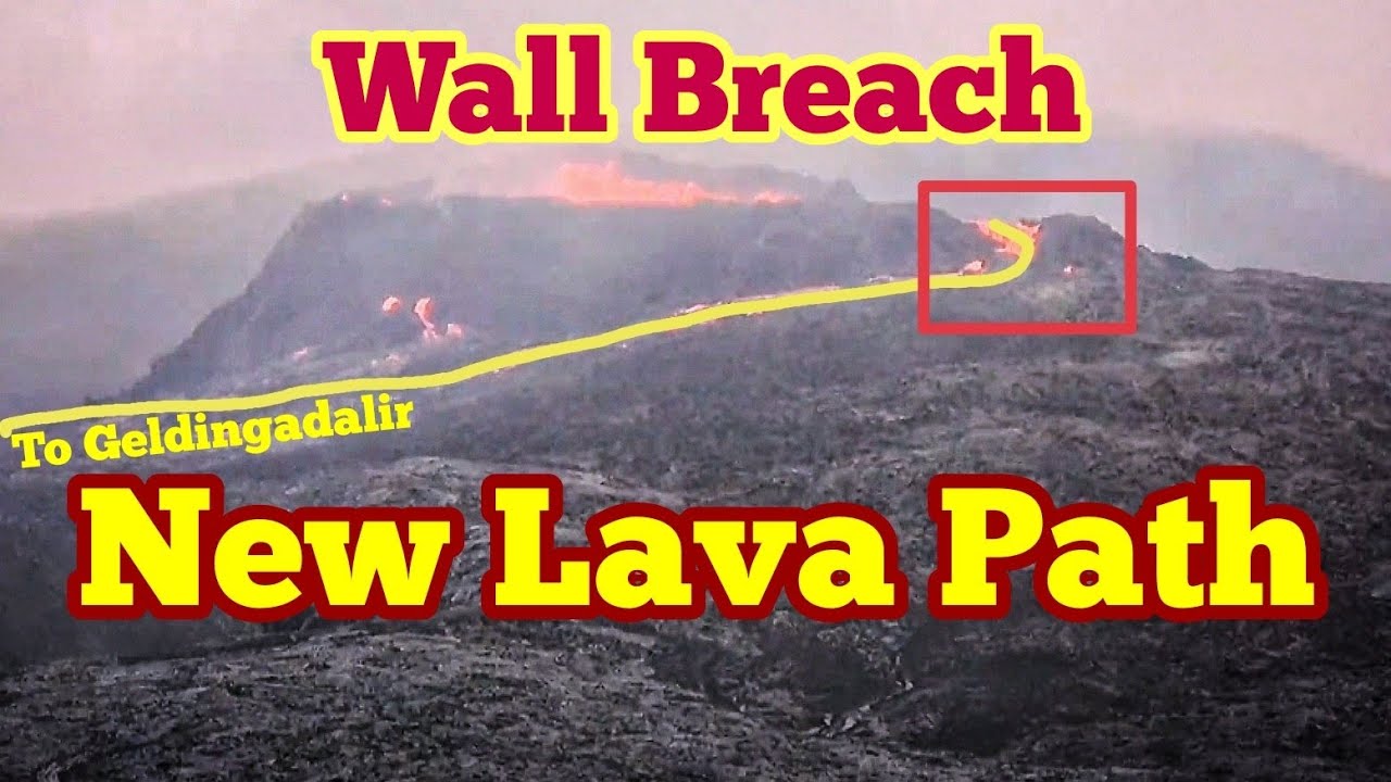 Volcano Opens New Path To Geldingadalir Valley/ Iceland Fagradalsfjall ...