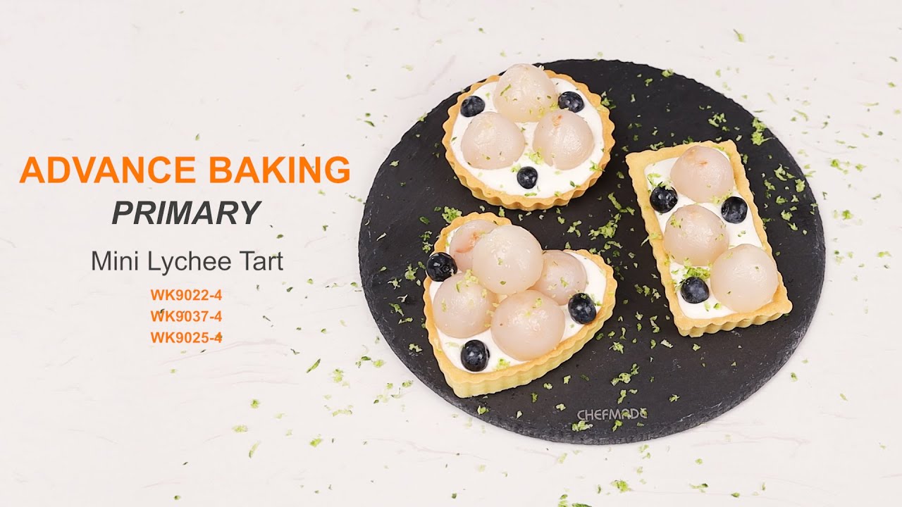 How To Make Mini Lychee Tart Simply丨Easy Baking (WK9022/WK9037/WK9025 ...