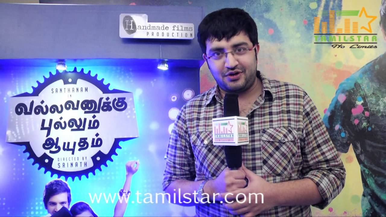 Music Director Siddharth Vipin at Vallavanukku Pullum Aayudham Press ...