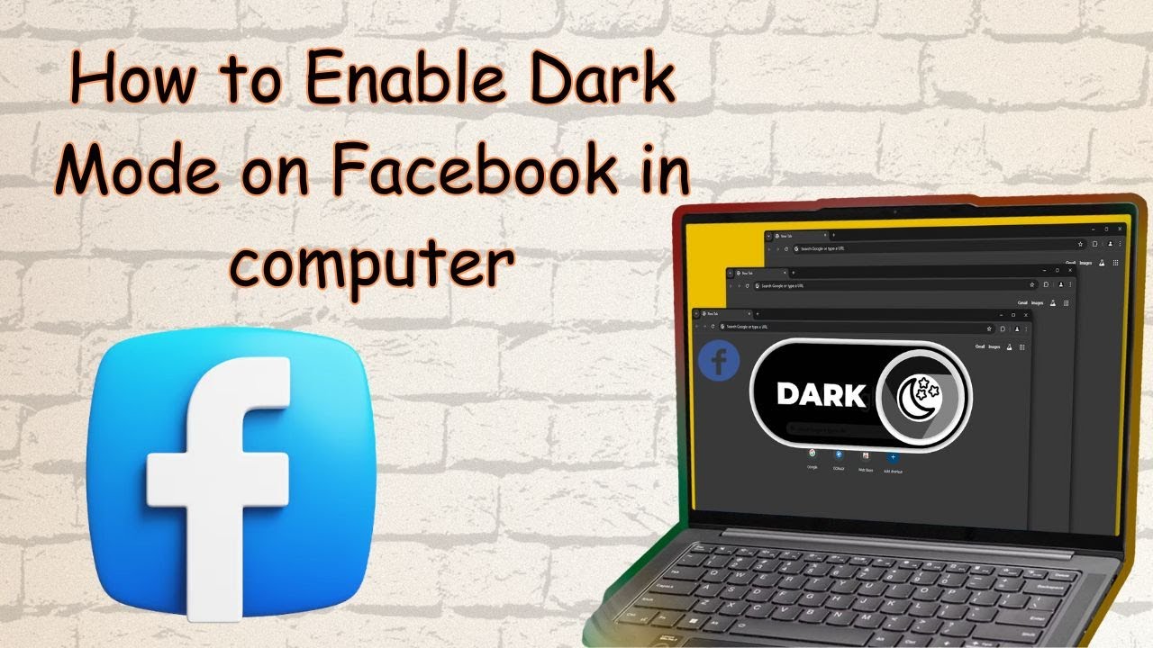 How to convert Facebook Light Mode to Dark Mode in computer - YouTube